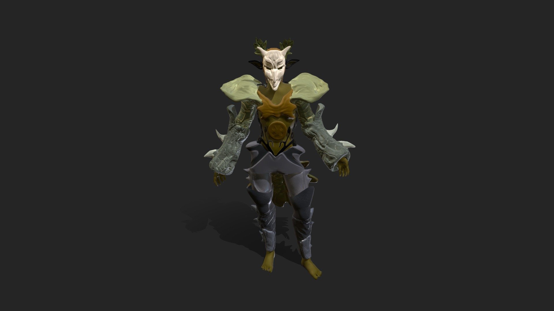 The Land Of Moss - Fantasy Character - 3D model by Megan Yorke ...