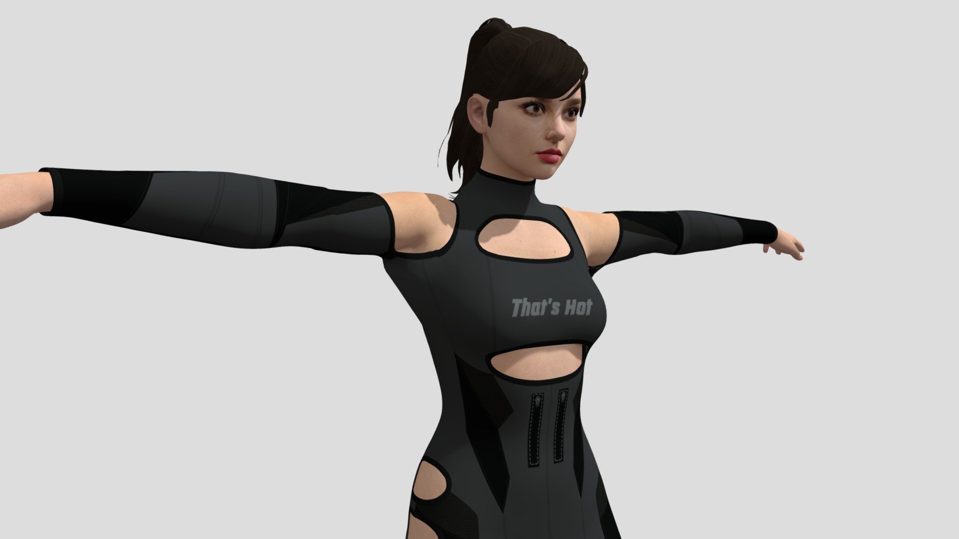 Dancing girl - Download Free 3D model by planetrey.com [735d6e8 ...
