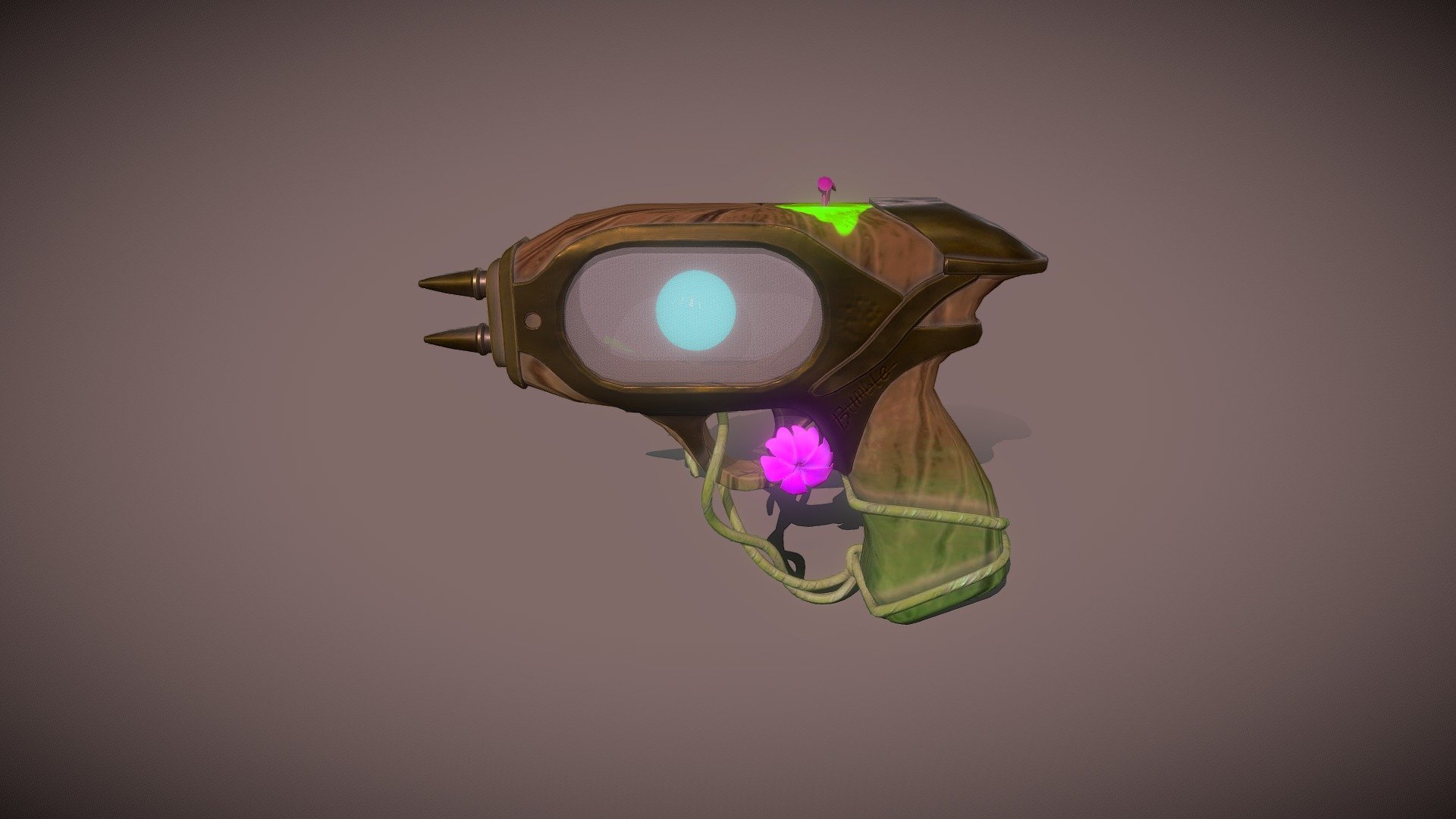 Solar Punk Taser Pistol - 3D model by divineeromo [735e801] - Sketchfab