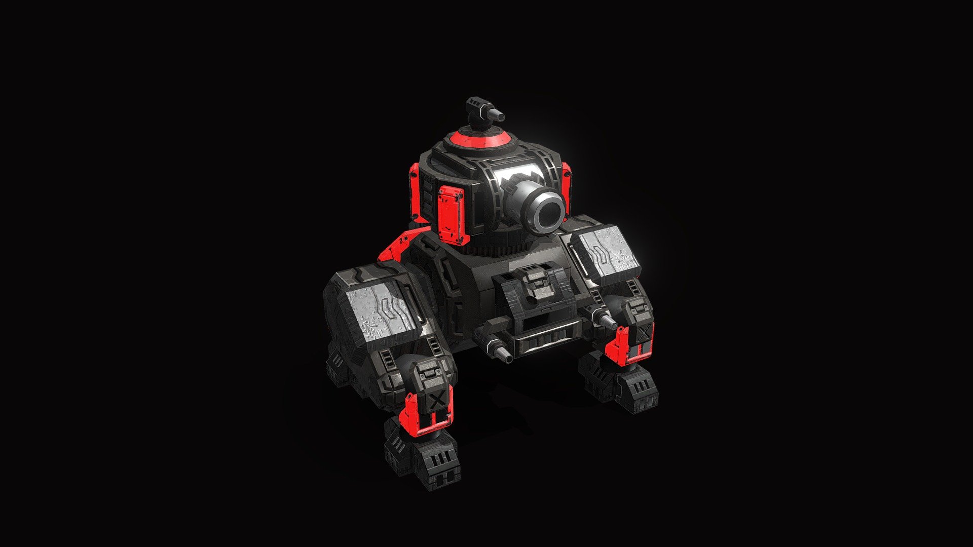 BAR | T3 Barely Movable Mobile Turret - 3D model by ixstudios [735ec0f ...