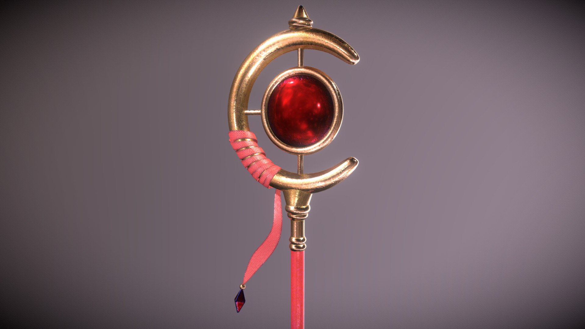Frieren Staff - High Poly Version - Buy Royalty Free 3D model by Angel ...