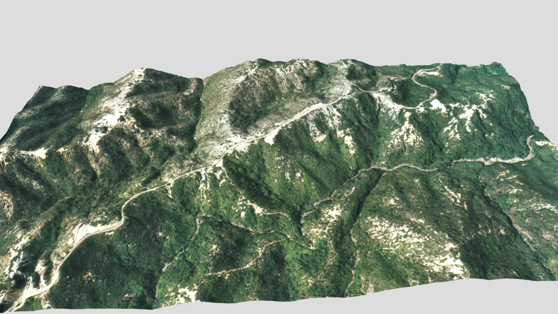 Tuen Mun 2015 Badland Terrain model - Download Free 3D model by Yu Kai ...