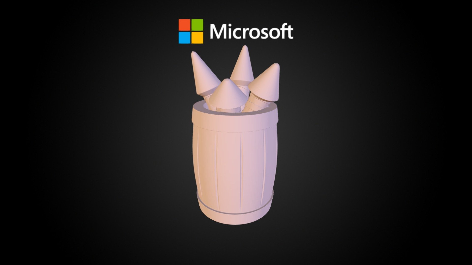 Barrel of Fireworks - Download Free 3D model by Microsoft [7362d68 ...