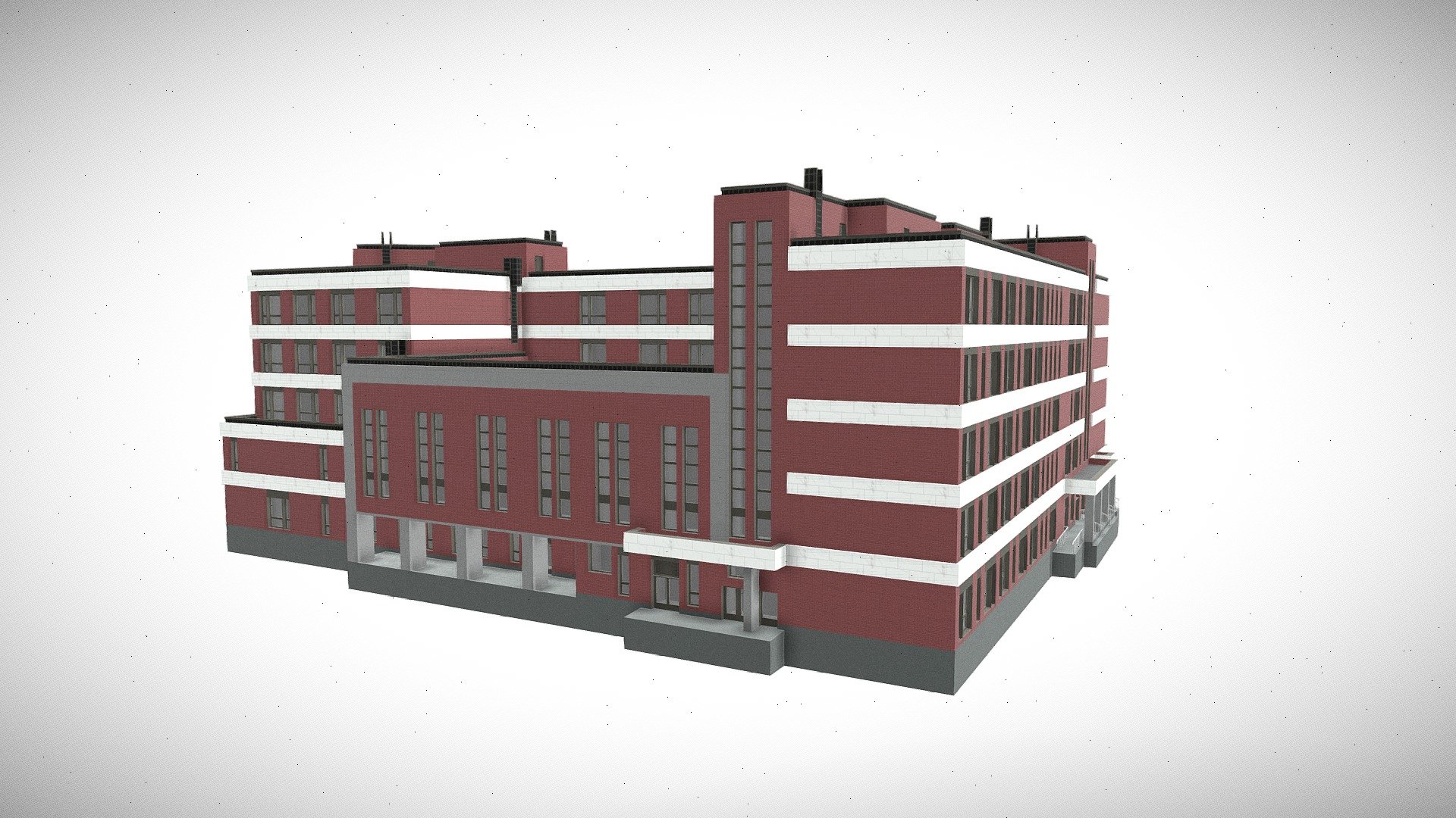 Building_001 - Download Free 3D model by EliasCGI [7363127] - Sketchfab