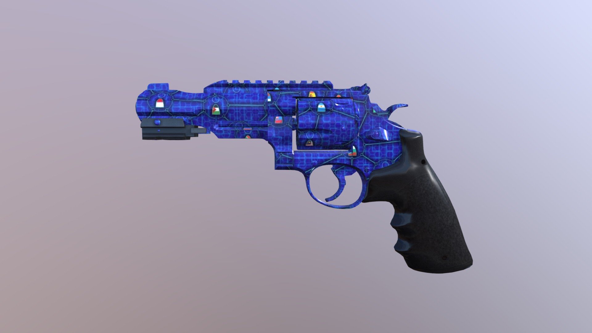 R8 Revolver Globally Connected - 3D model by TBayda [7363264] - Sketchfab
