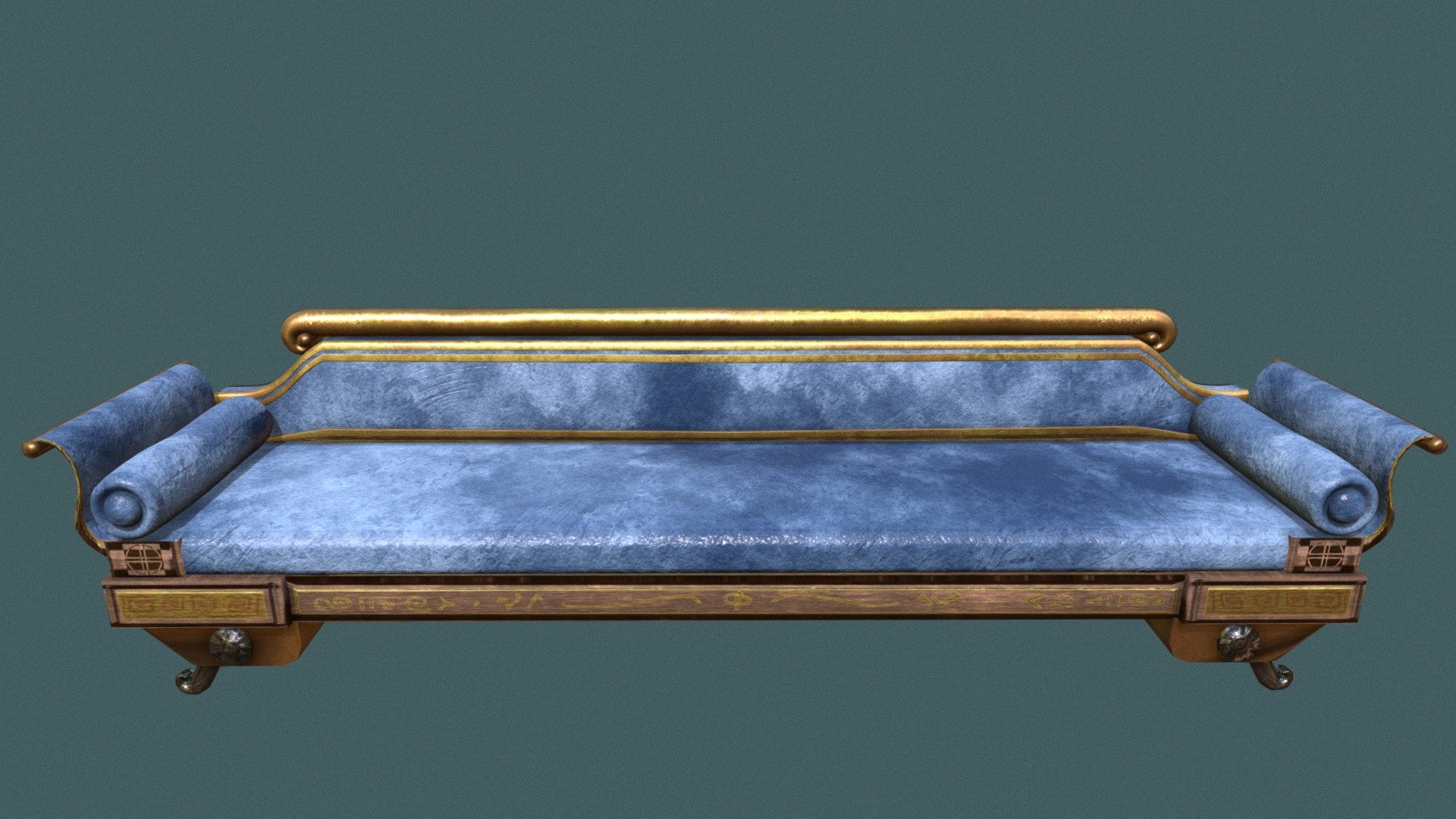Ancient Sofa Model - Download Free 3D model by Teranox (@Teranox1 ...