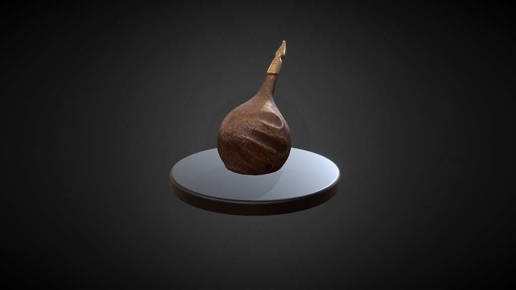 Golden nib - 3D model by m-ray [73657a9] - Sketchfab