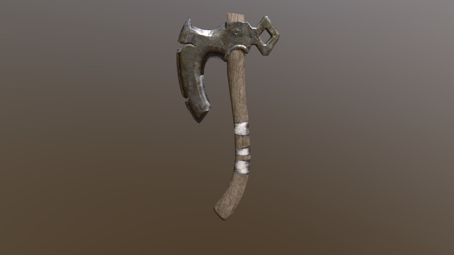 Axe low-poly PBR - 3D model by Russian guy (@fills.in.blend) [73667ff] - Sketchfab