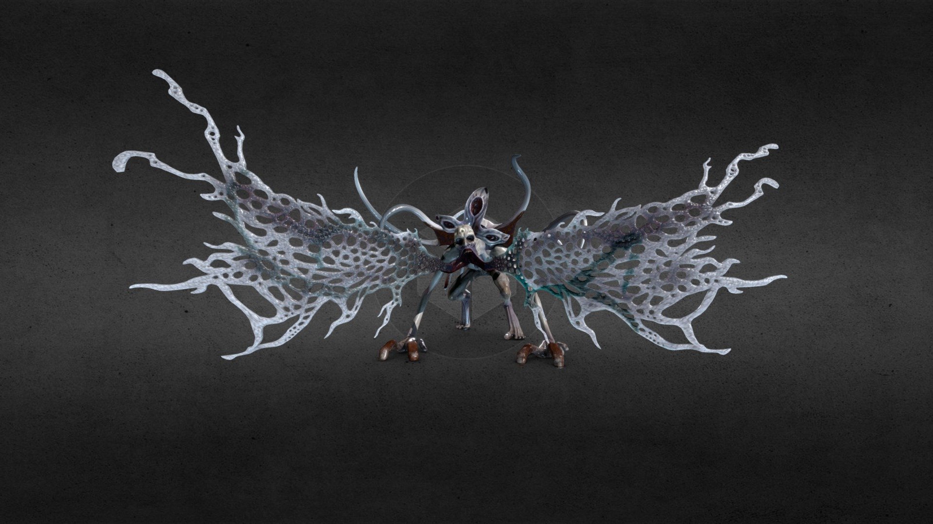 Deer Beast - 3D model by oldarmodillo [7366816] - Sketchfab
