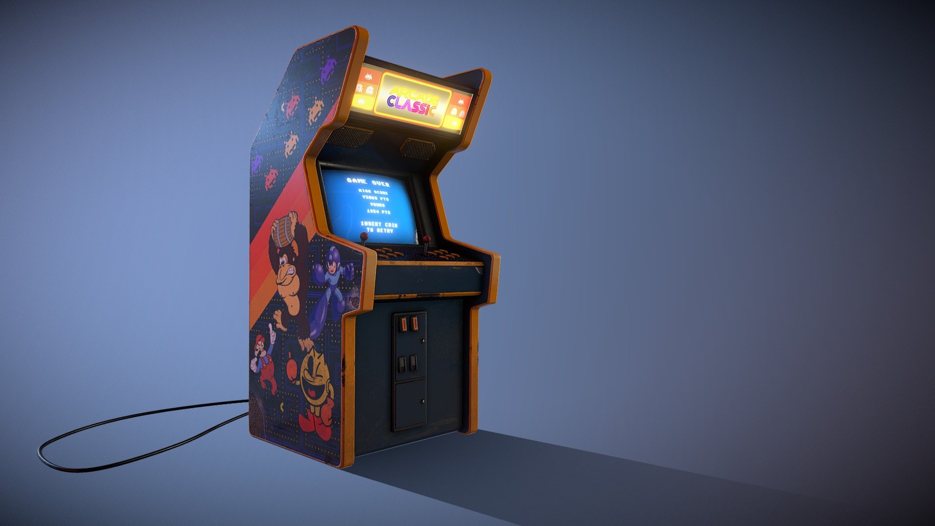 The Classic Arcade - 3D model by Astoryon (@anthonypreite) [7367f6c ...