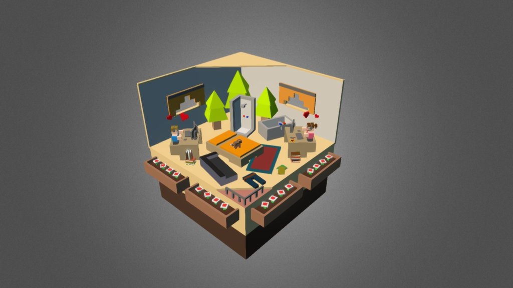 Gamers - 3D model by bugpfeife [7368222] - Sketchfab
