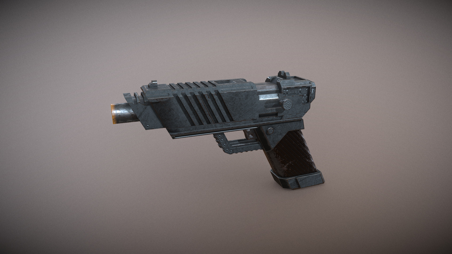 Pistol | Gun - Download Free 3D model by blenderbirb [7368d5a] - Sketchfab