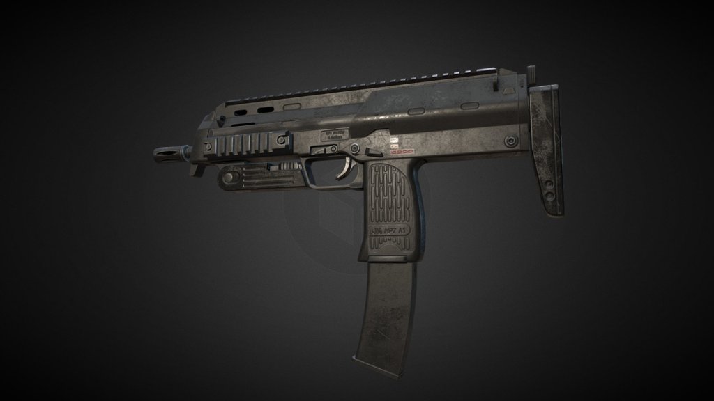 HK MP7 - 3D model by kutejnikov [736a8ca] - Sketchfab