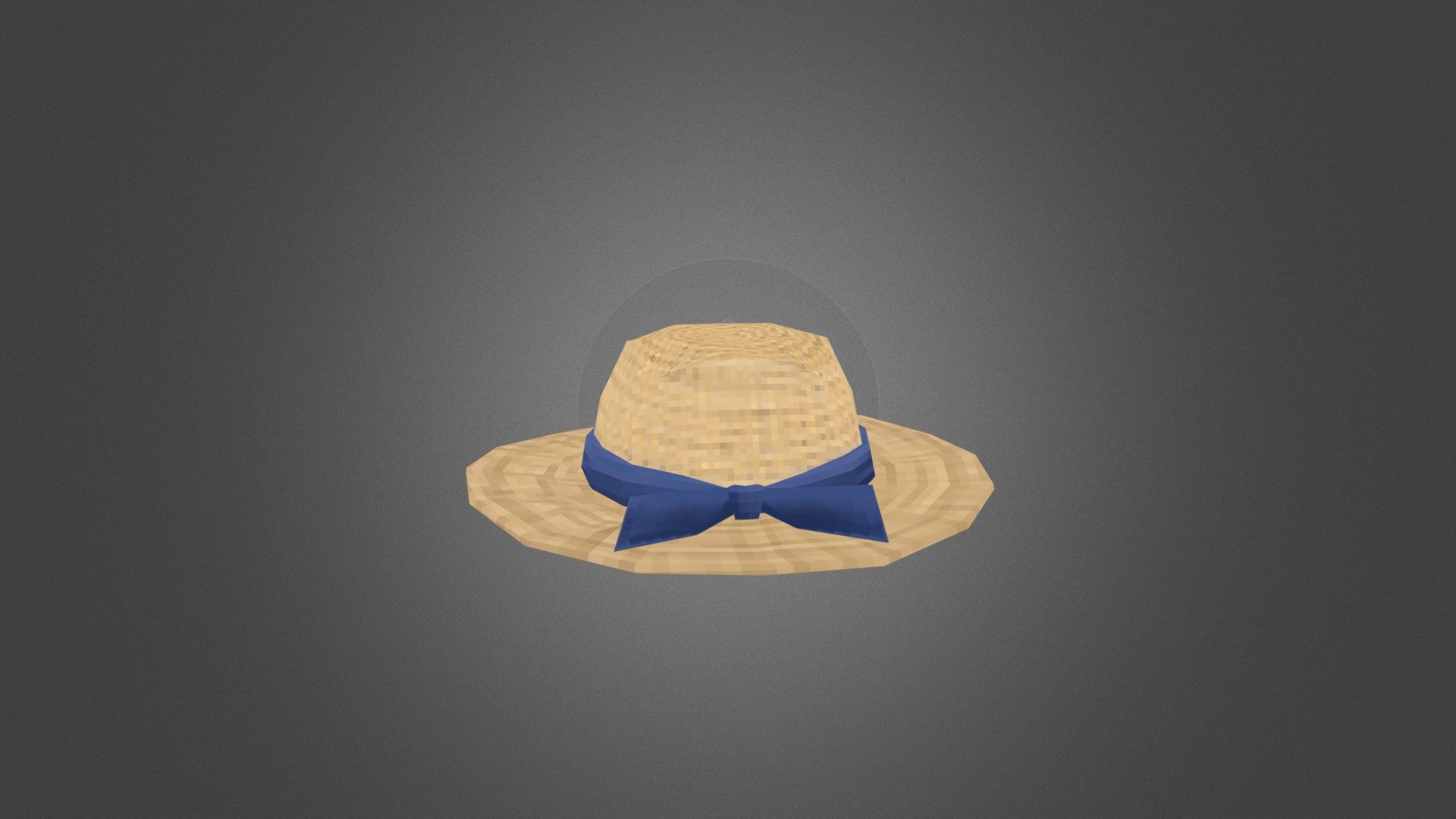 Straw Hat - 3D model by ruumi [736af89] - Sketchfab