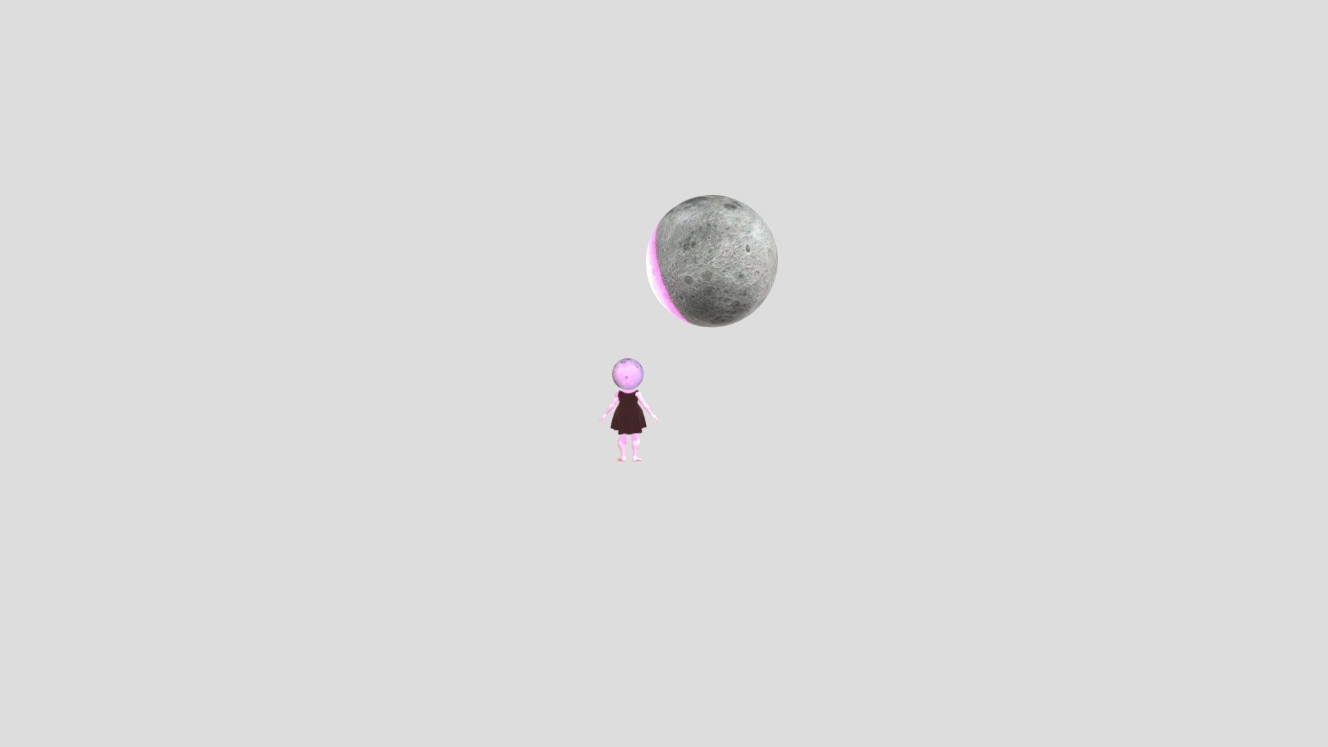 Moon - Download Free 3D model by ahmedhabib21 [736b604] - Sketchfab