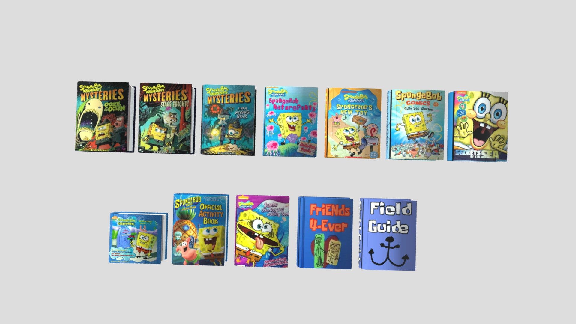 Spongebob Book textures i made - 3D model by Romyblox1234 ...