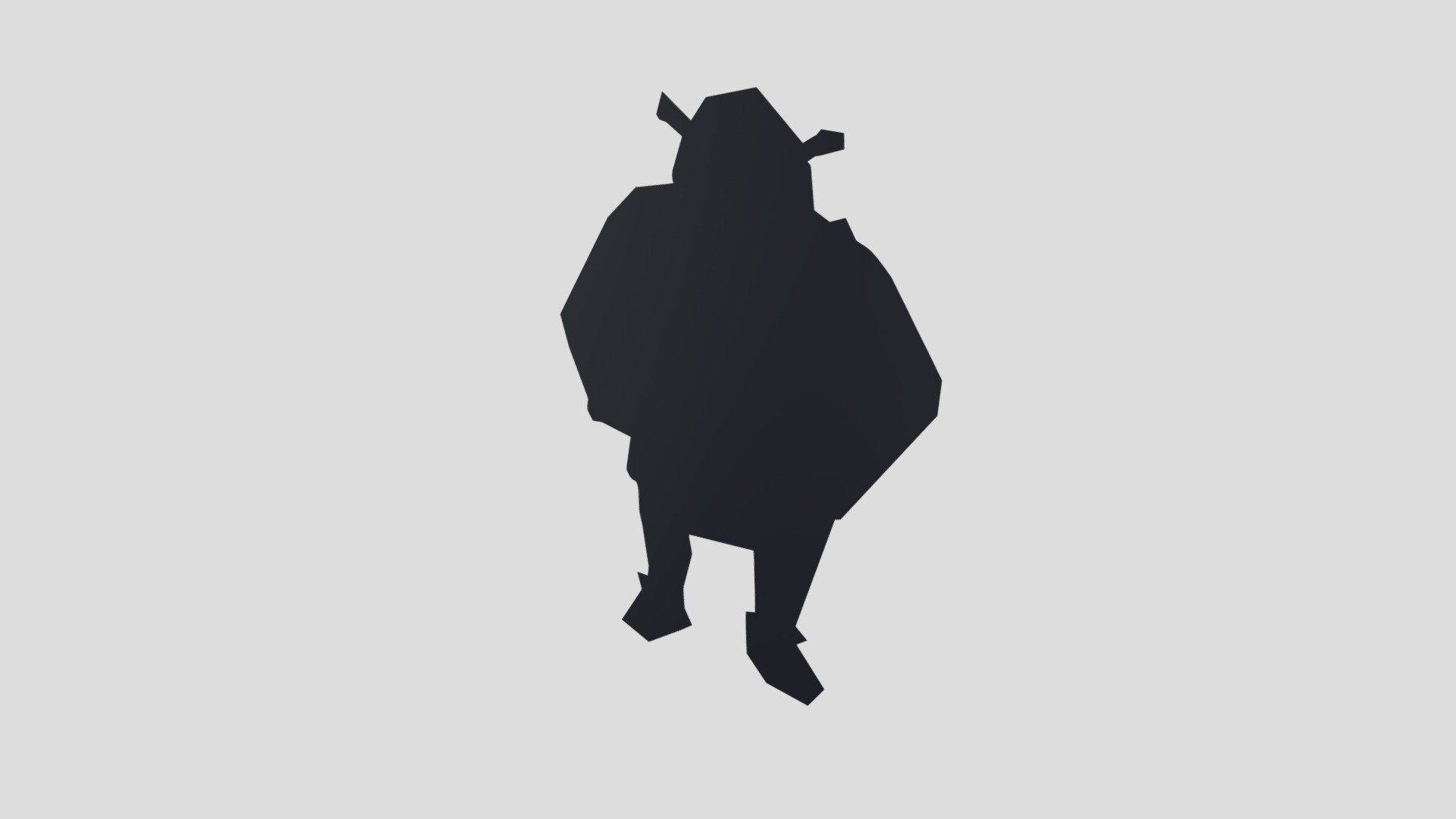 Shrek shadow - Download Free 3D model by karumei [736cb55] - Sketchfab