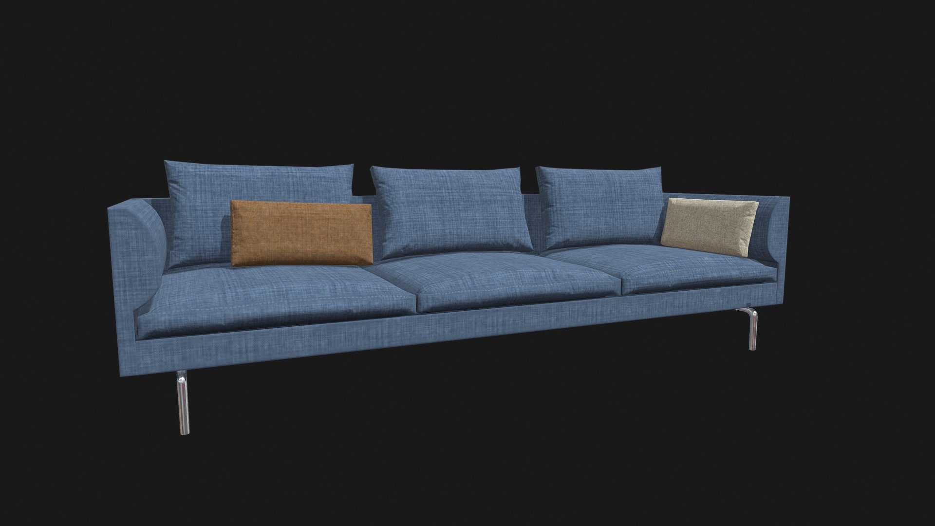 Couch - Download Free 3D model by Da_Feee (@Da_Fne) [736e3ea] - Sketchfab