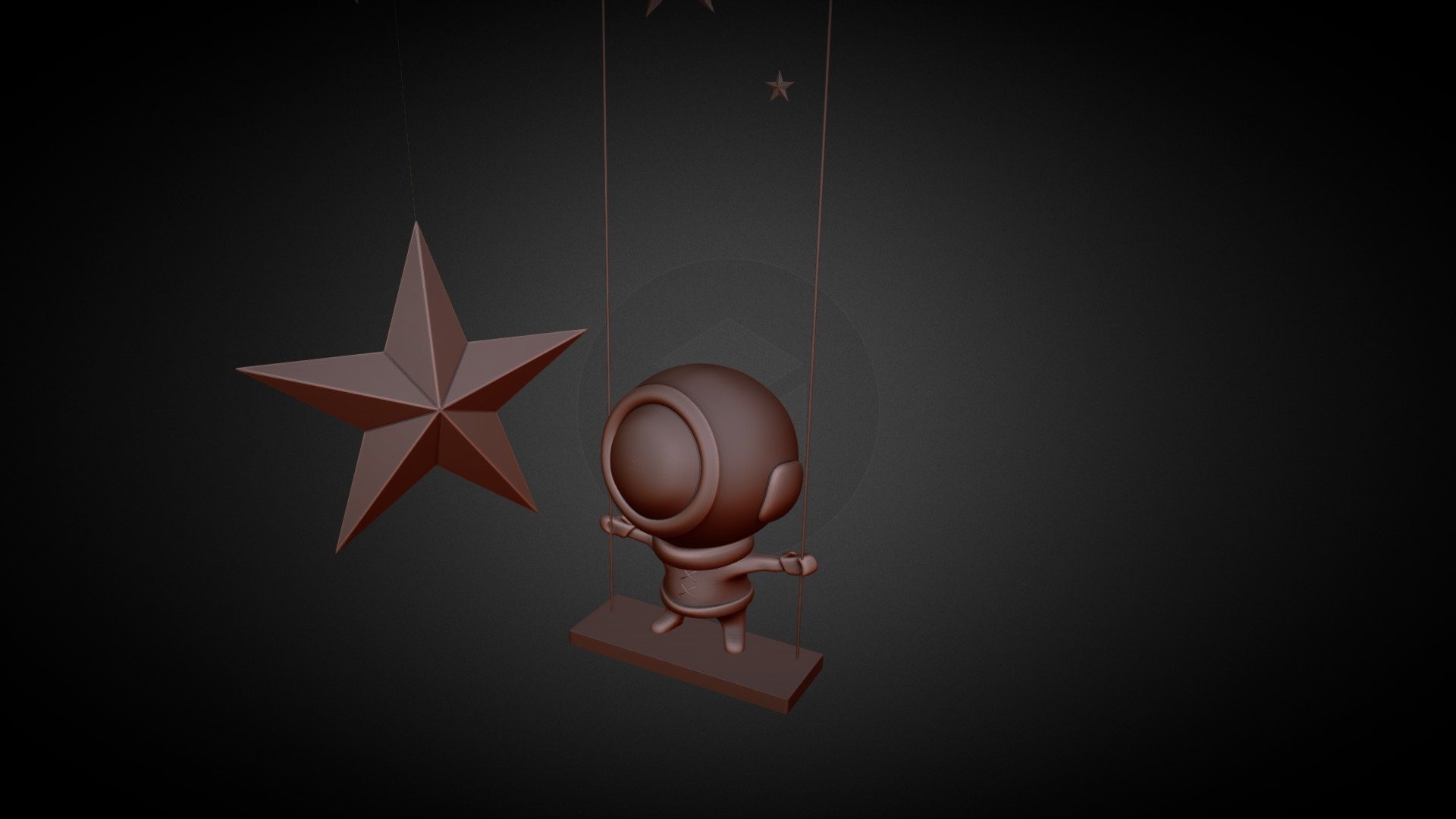 Cute Astronaut - 3D model by zettel87 [736eed9] - Sketchfab