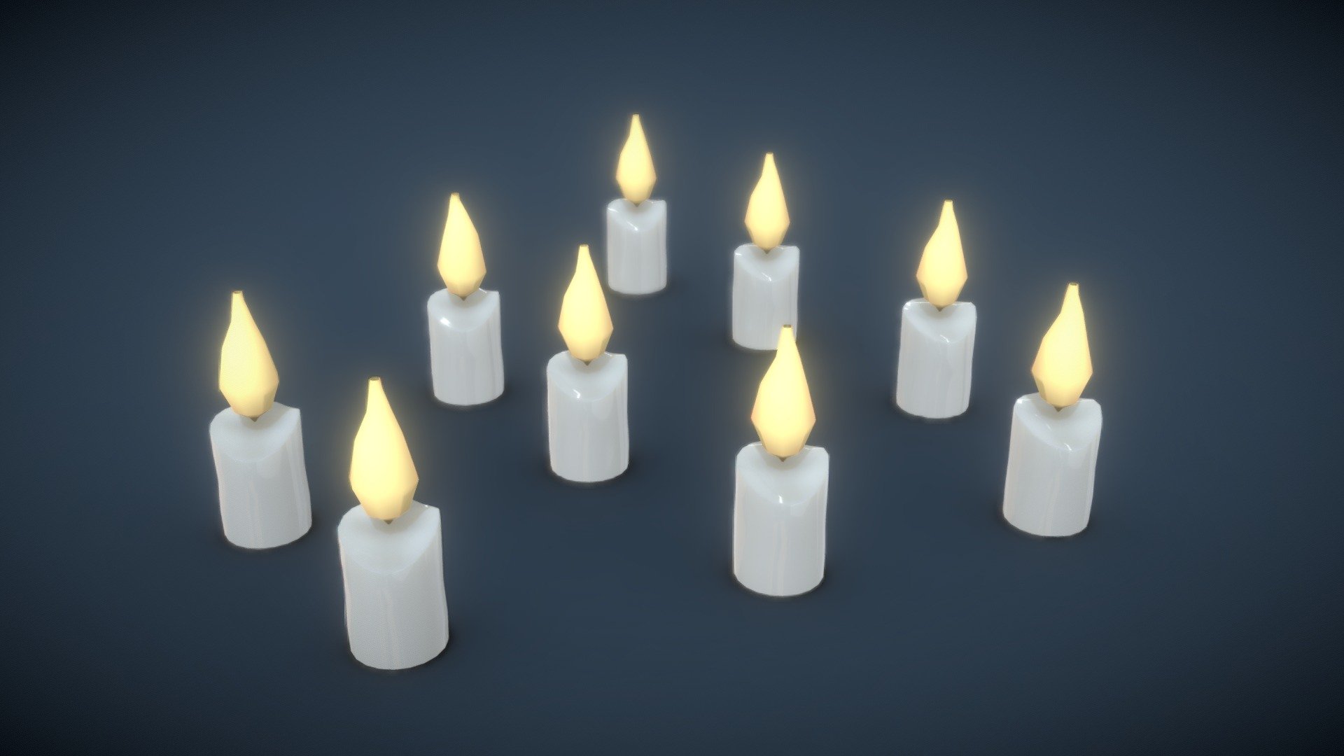 Candles: Scene Asset [3D] - Download Free 3D model by MeshBoxPlus ...