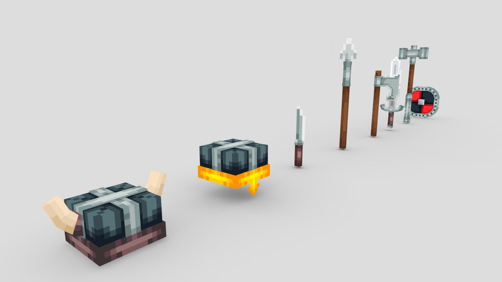 Minecraft Map - A 3D model collection by flavienarnaudliam701 - Sketchfab