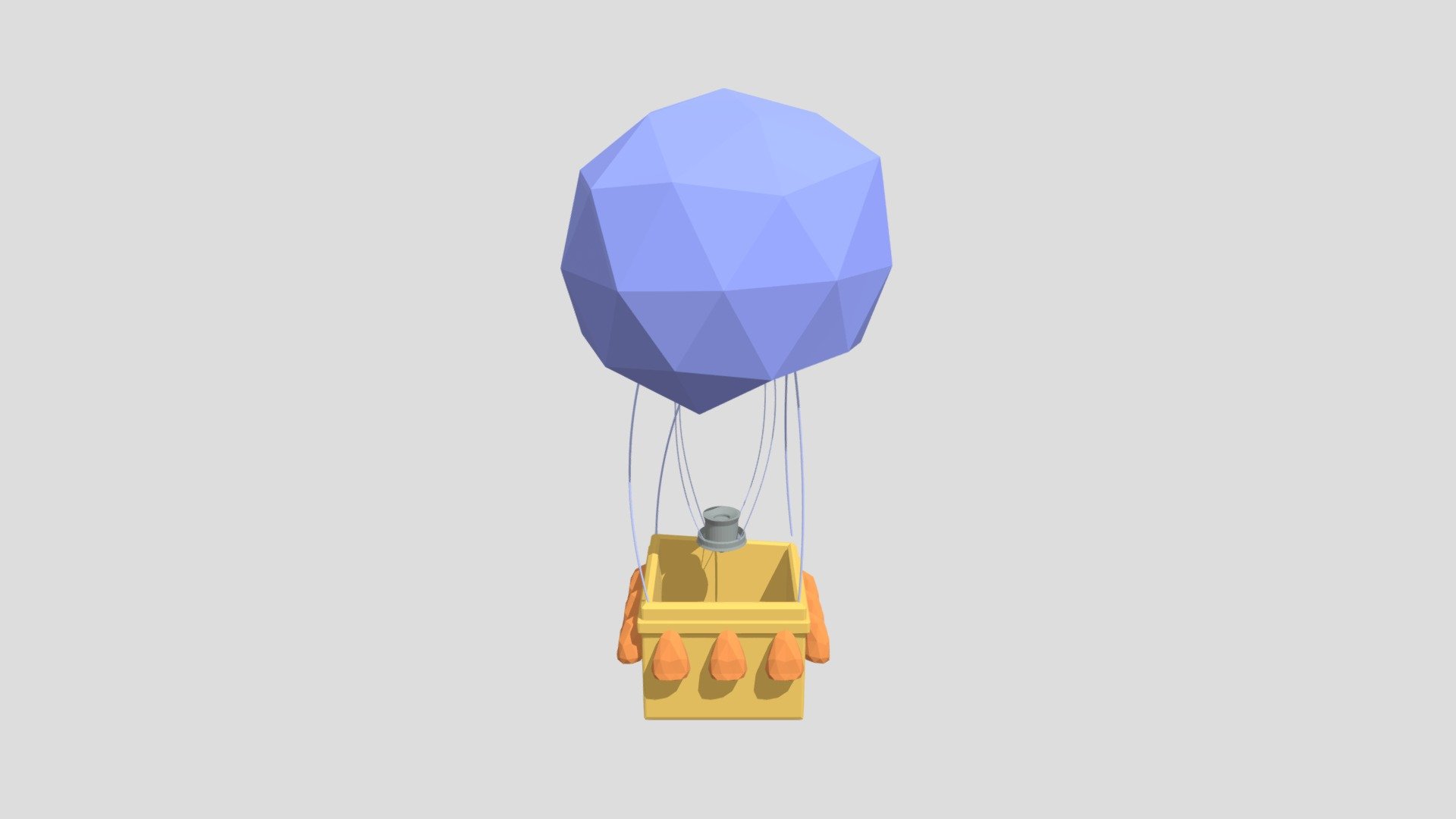 Balloon - Download Free 3D model by lakawaka [736fb6a] - Sketchfab