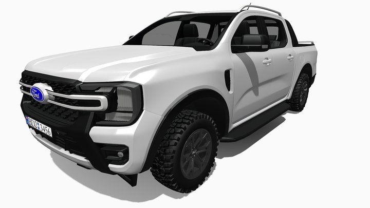 Ford-ranger-wildtrack 3D models - Sketchfab
