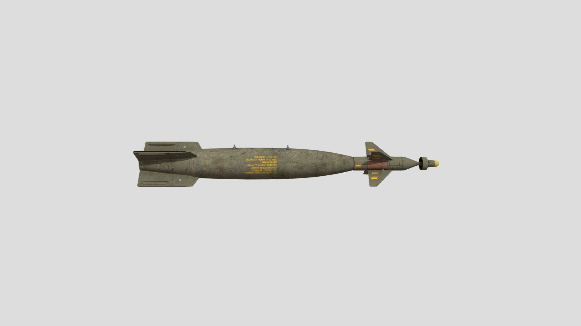 US GBU-10 Paveway II guided bomb (War Thunder) - Download Free 3D model ...