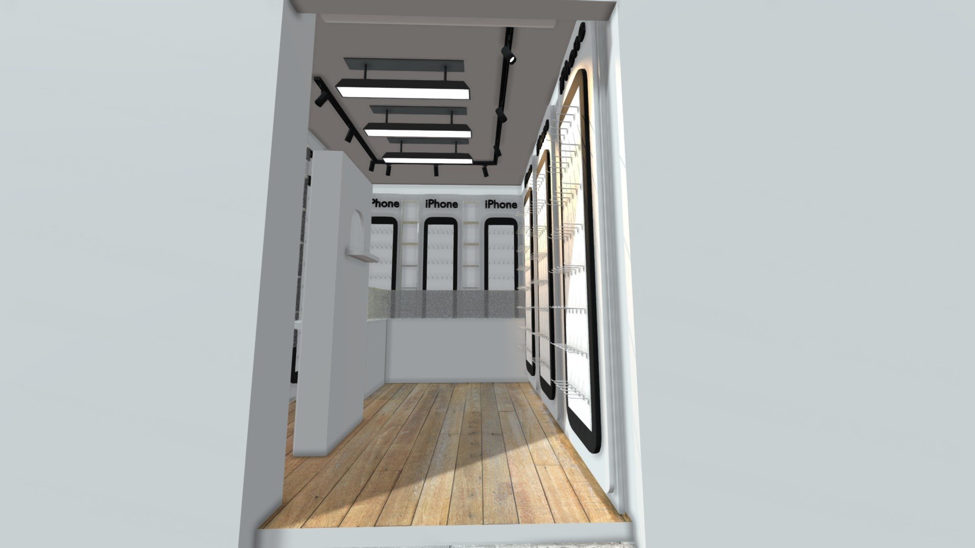 Mobile phone store - 3D model by adel2010 [7370fce] - Sketchfab