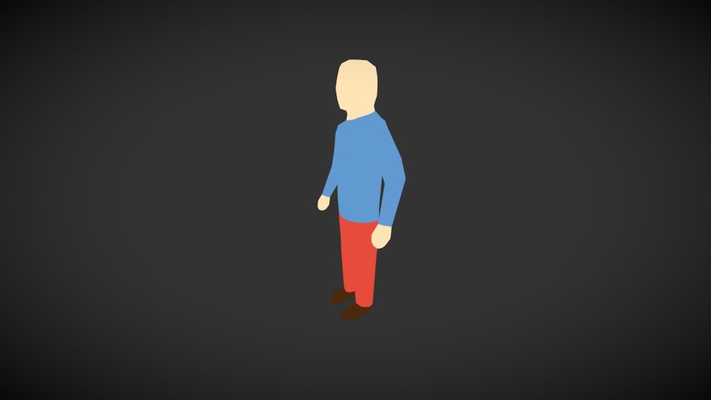 Low Poly Character - 3D model by frostig [7376f7d] - Sketchfab