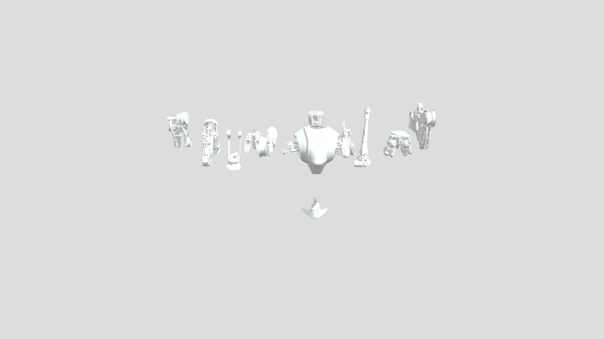 Dog HL2- Disassembled - Download Free 3D model by frenchsprinkler ...