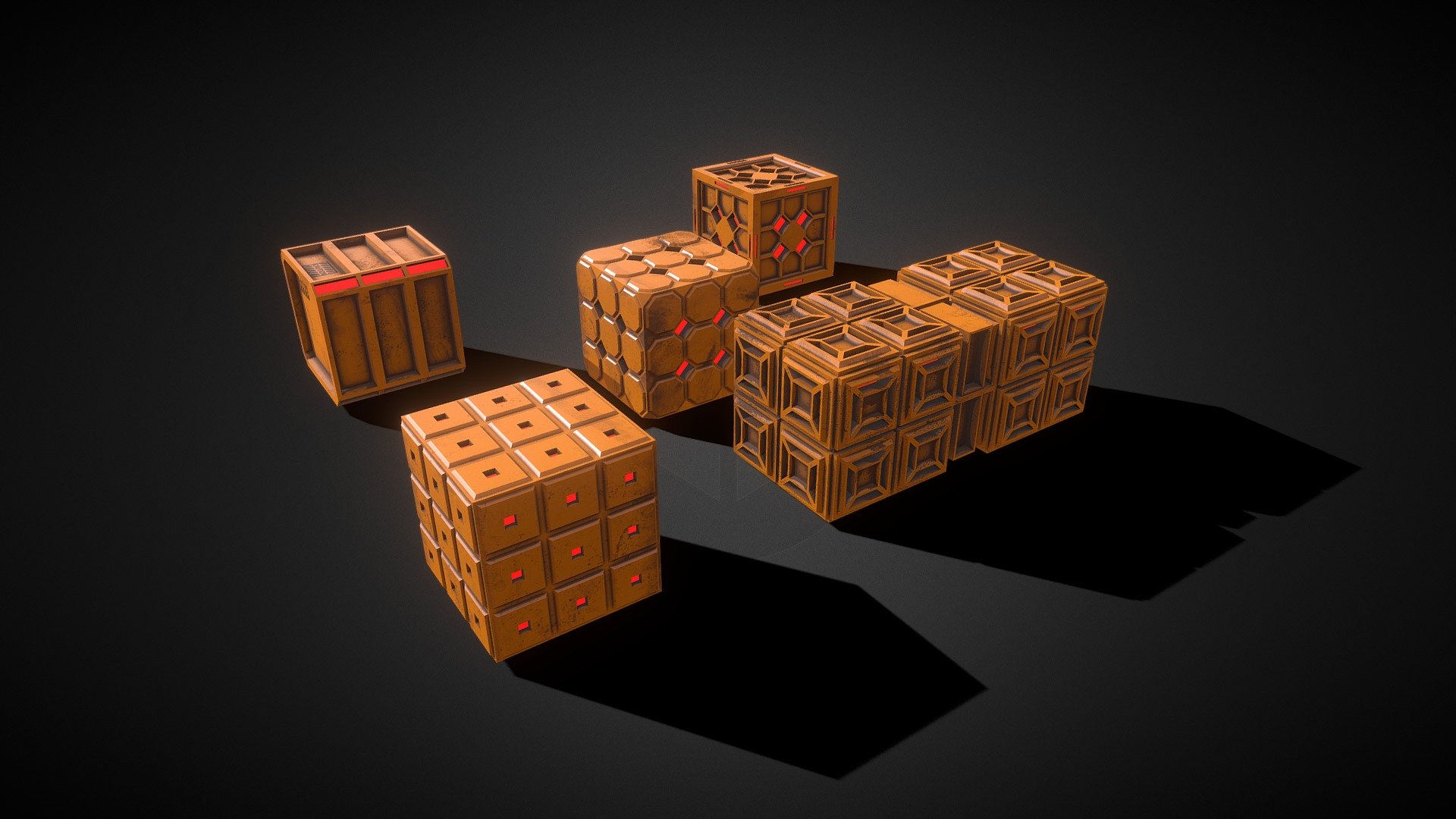 Sic- Fi Box Collection Plastic (Part Three) - Buy Royalty Free 3D model ...