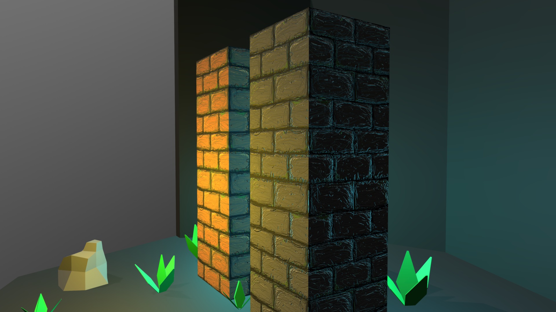 Brick Texture Demo - 3D model by Mathieu Dombrock (@dombrock.mathieu ...