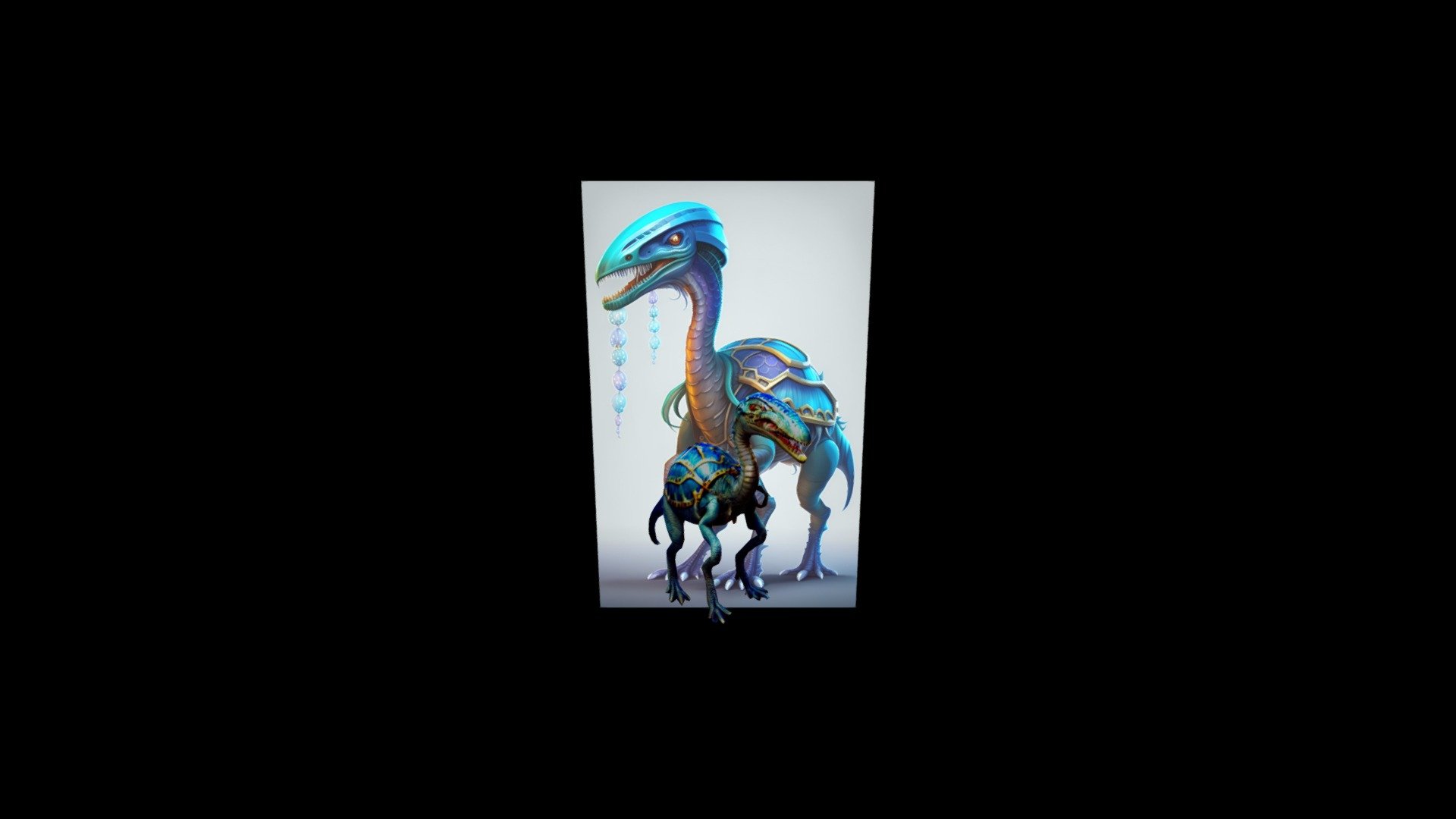 The image is a cartoon figure of a blue and yel - Download Free 3D ...