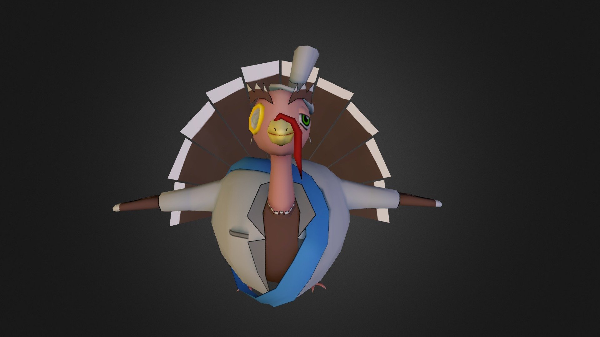 Turkey - 3D model by Jeank Valverde (@jkvalverde3d) [7379842] - Sketchfab