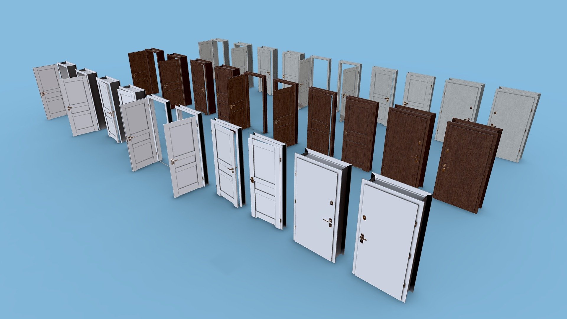 The doors - 3D model by SebastianSosnowski [737a985] - Sketchfab
