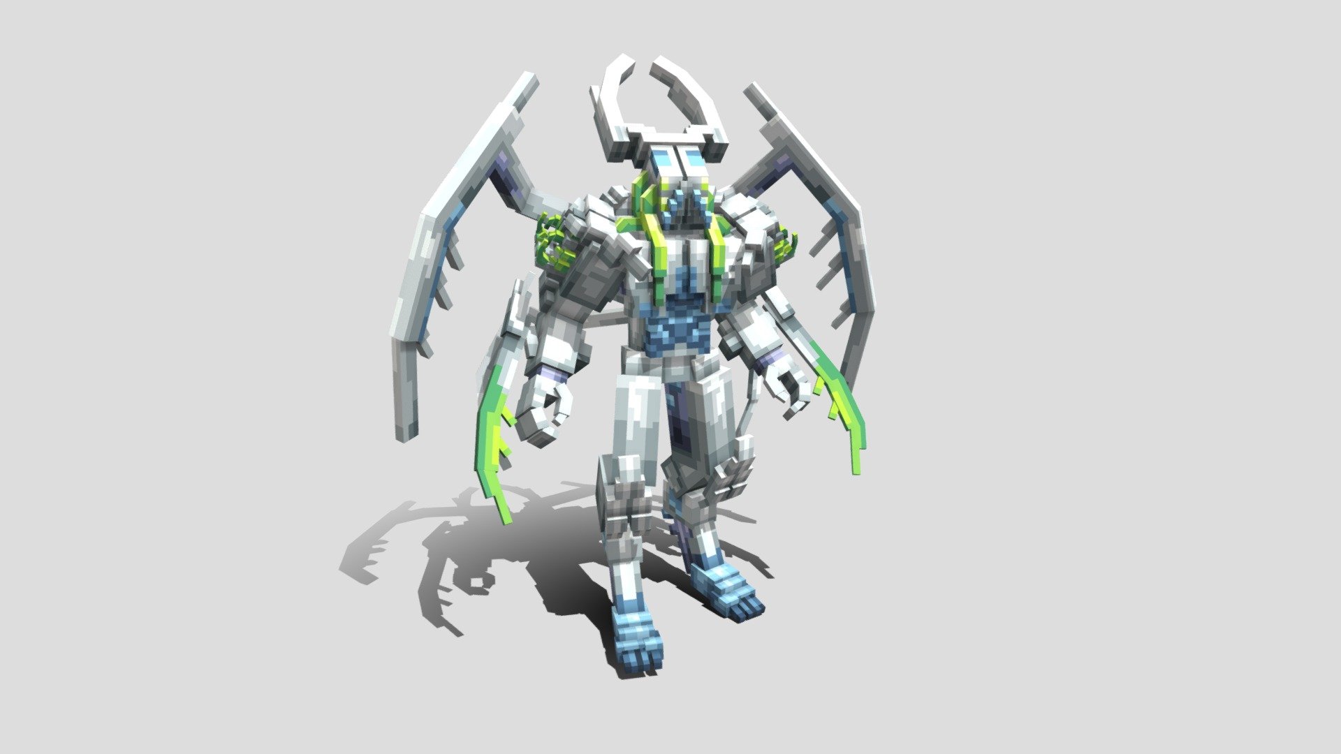 Large sci-fi rpg Boss mob #BlockBench - 3D model by W'Projects ...