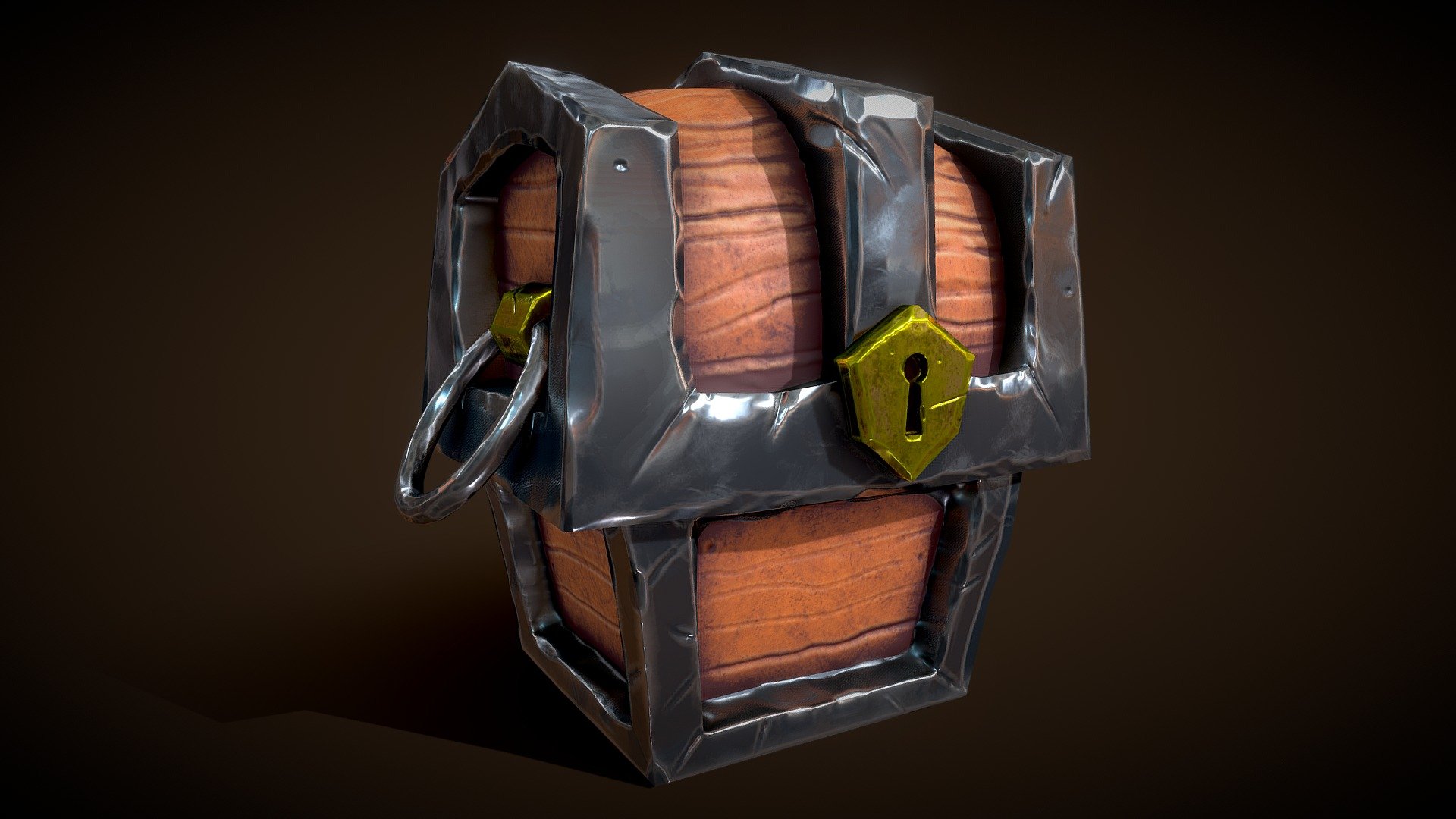 Stylized/cartoon/chest/treasure chest - Buy Royalty Free 3D model by CG ...