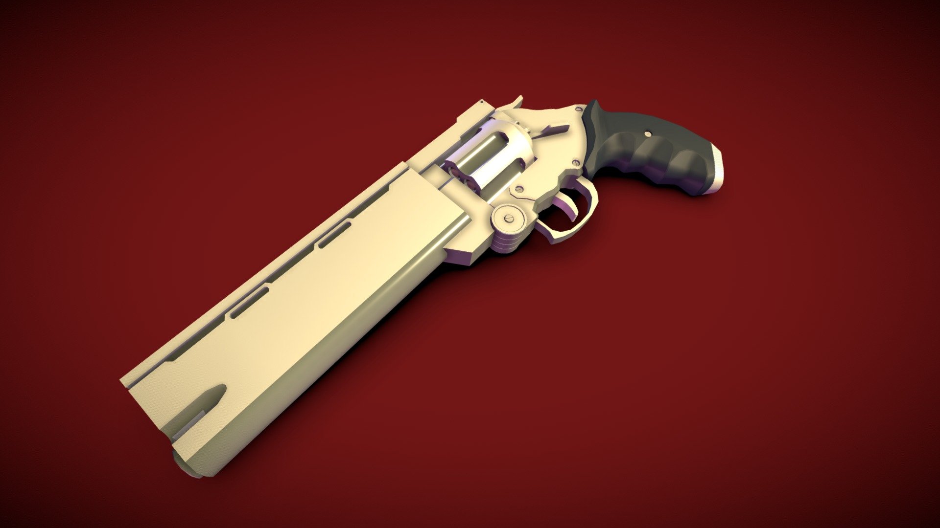 Vash's revolver from the anime Trigan - Download Free 3D model by ...
