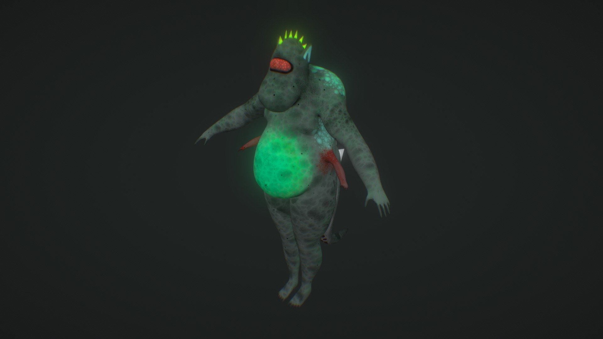 Mutated Creature [ Male ] - Download Free 3D model by lalit ...