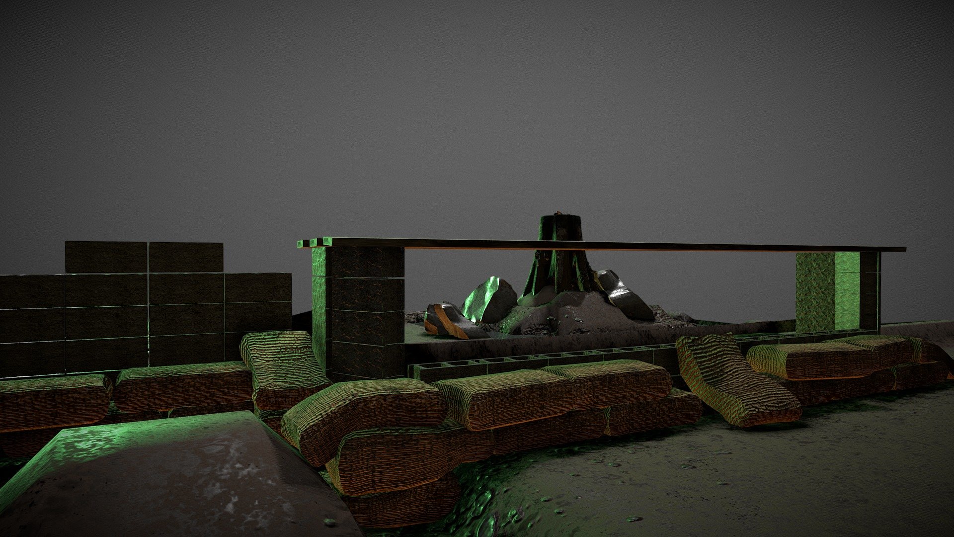 war trench - Download Free 3D model by kythulu [737ec4a] - Sketchfab