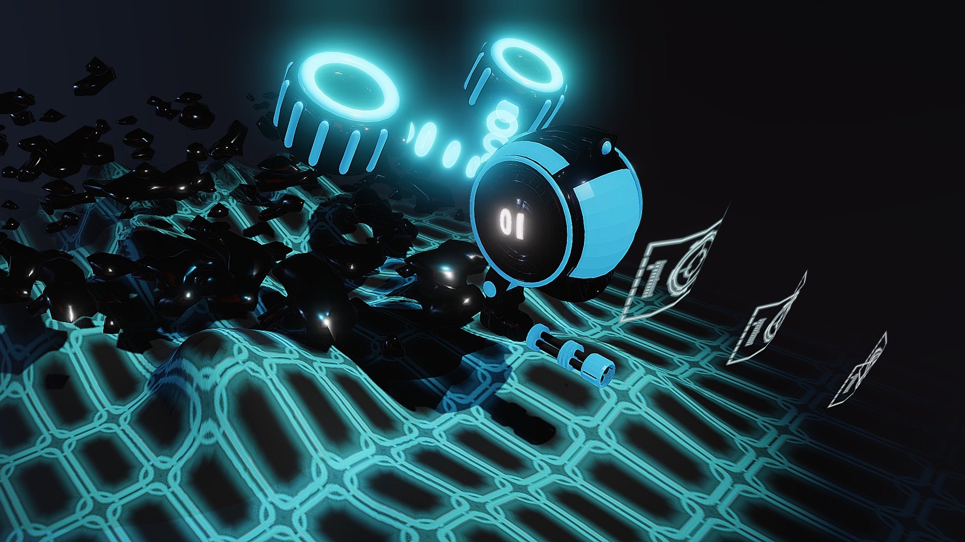 Runaway Tron Drone MK 1(Johnny Rumeliotis) - 3D model by Johnny ...