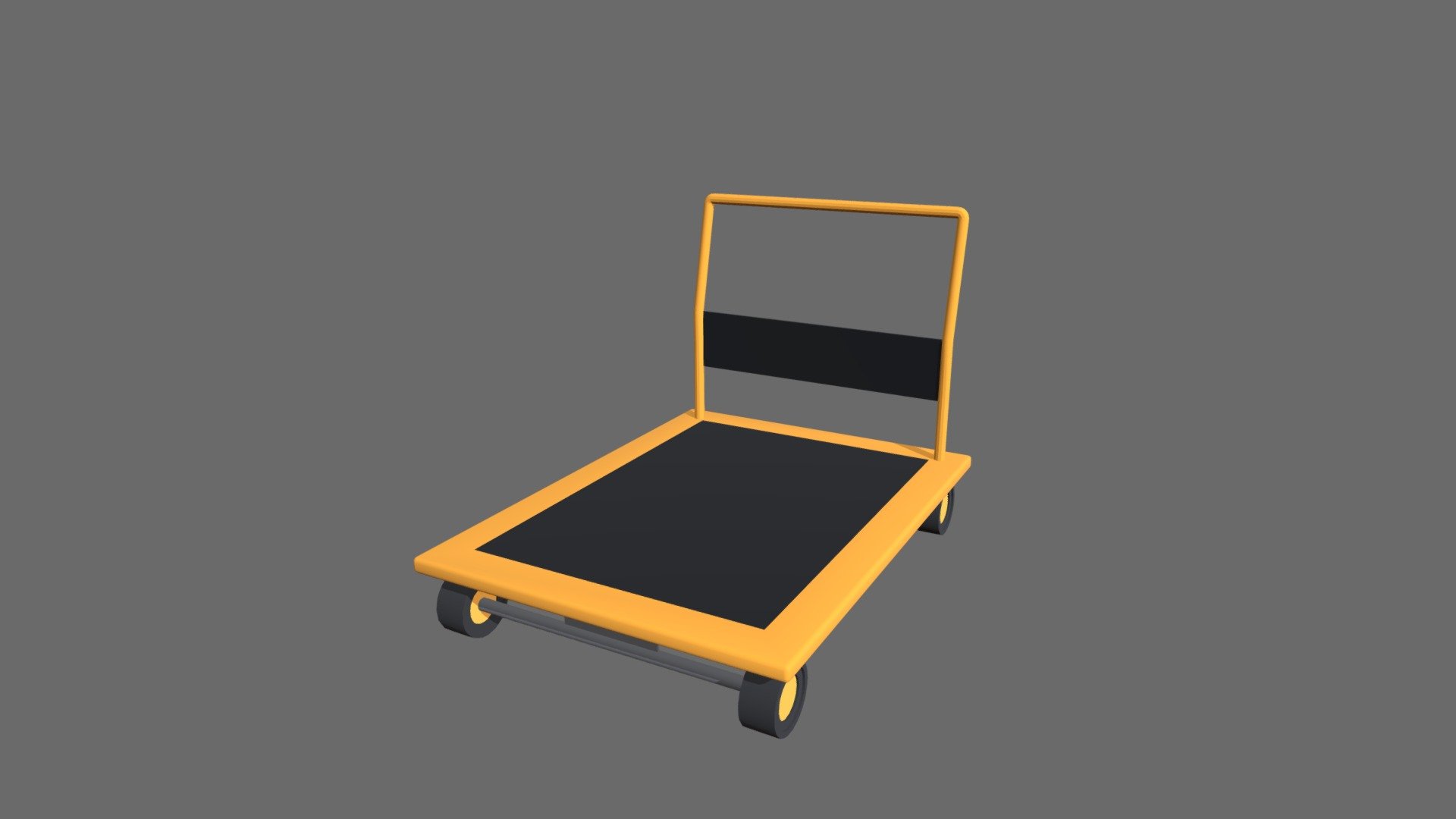 [Low Poly] Cargo Trolley - Download Free 3D model by ThatOne3DModeller ...