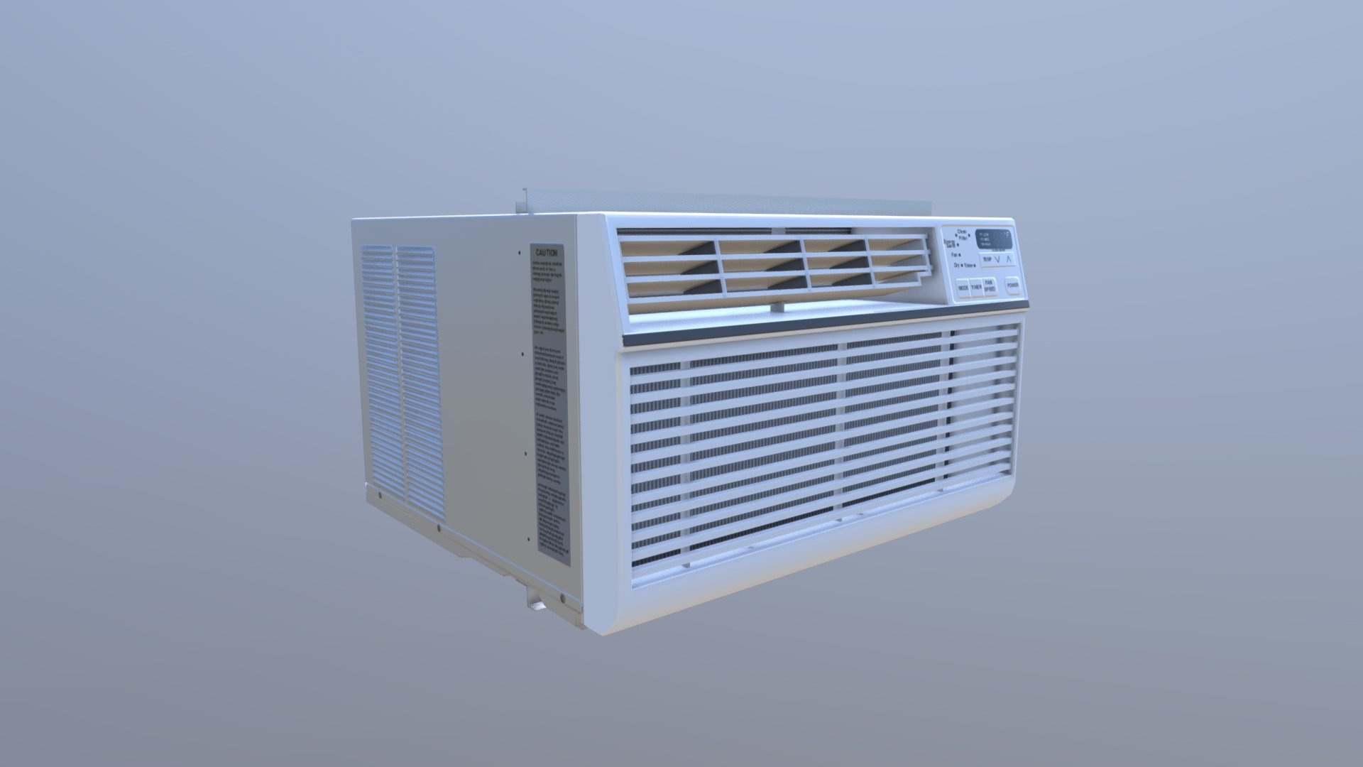 Window Air Conditioning Unit - 3D model by Netharik [7380ced] - Sketchfab