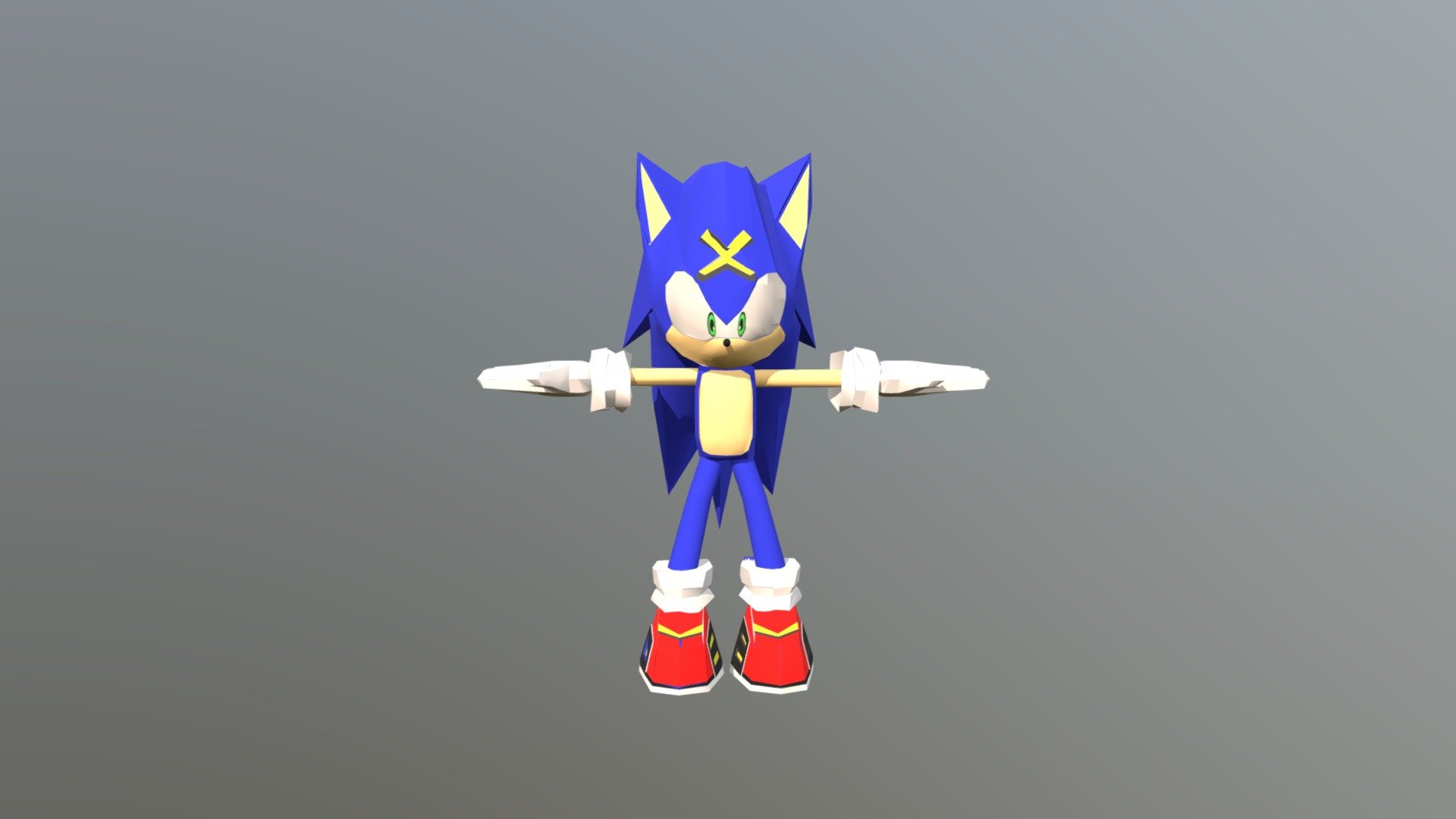 Sonic X - 3D model by kawisin [7382d8d] - Sketchfab