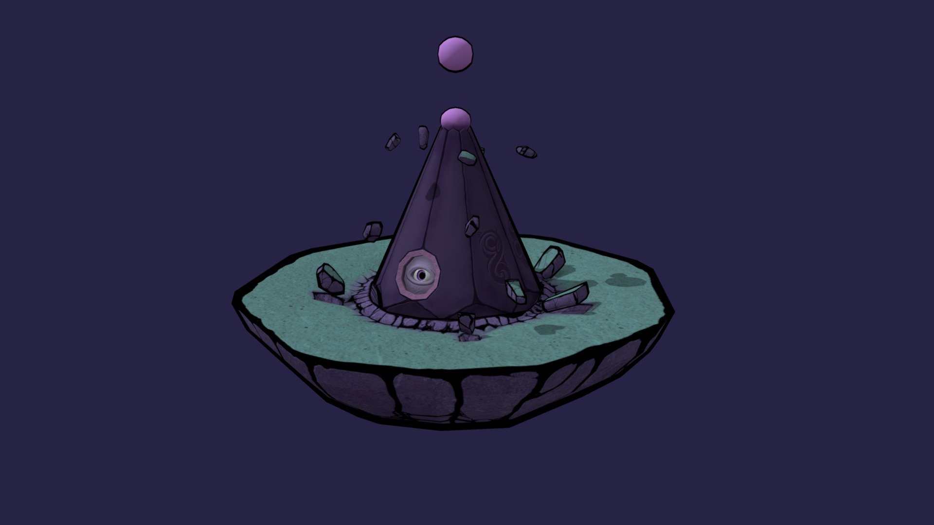 Spooky Obelisk - 3D model by Pinewabble [73831bc] - Sketchfab