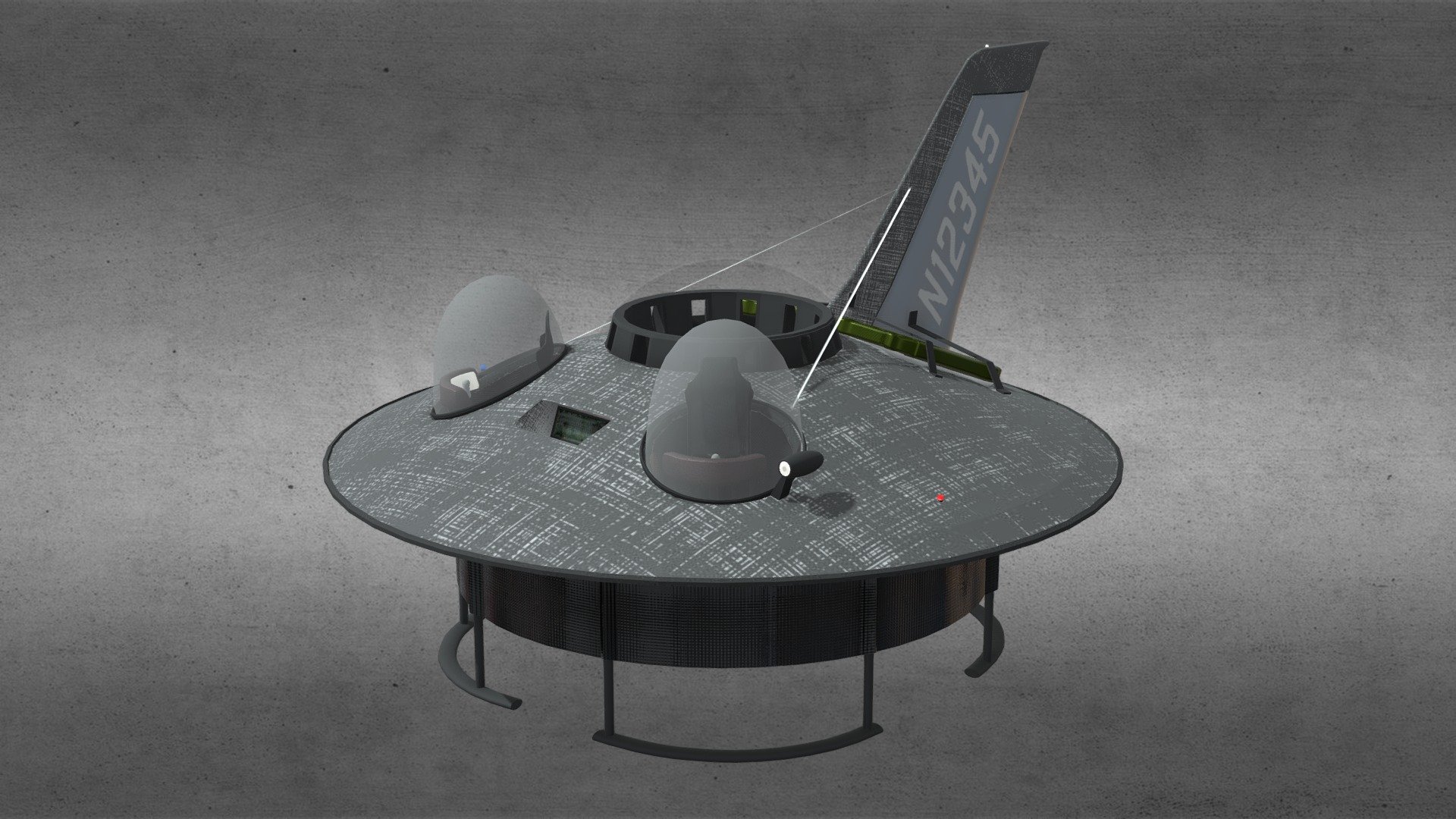 Vortex 2 Flying Machine - 3D model by Jacob Smith (@ChampComputings ...