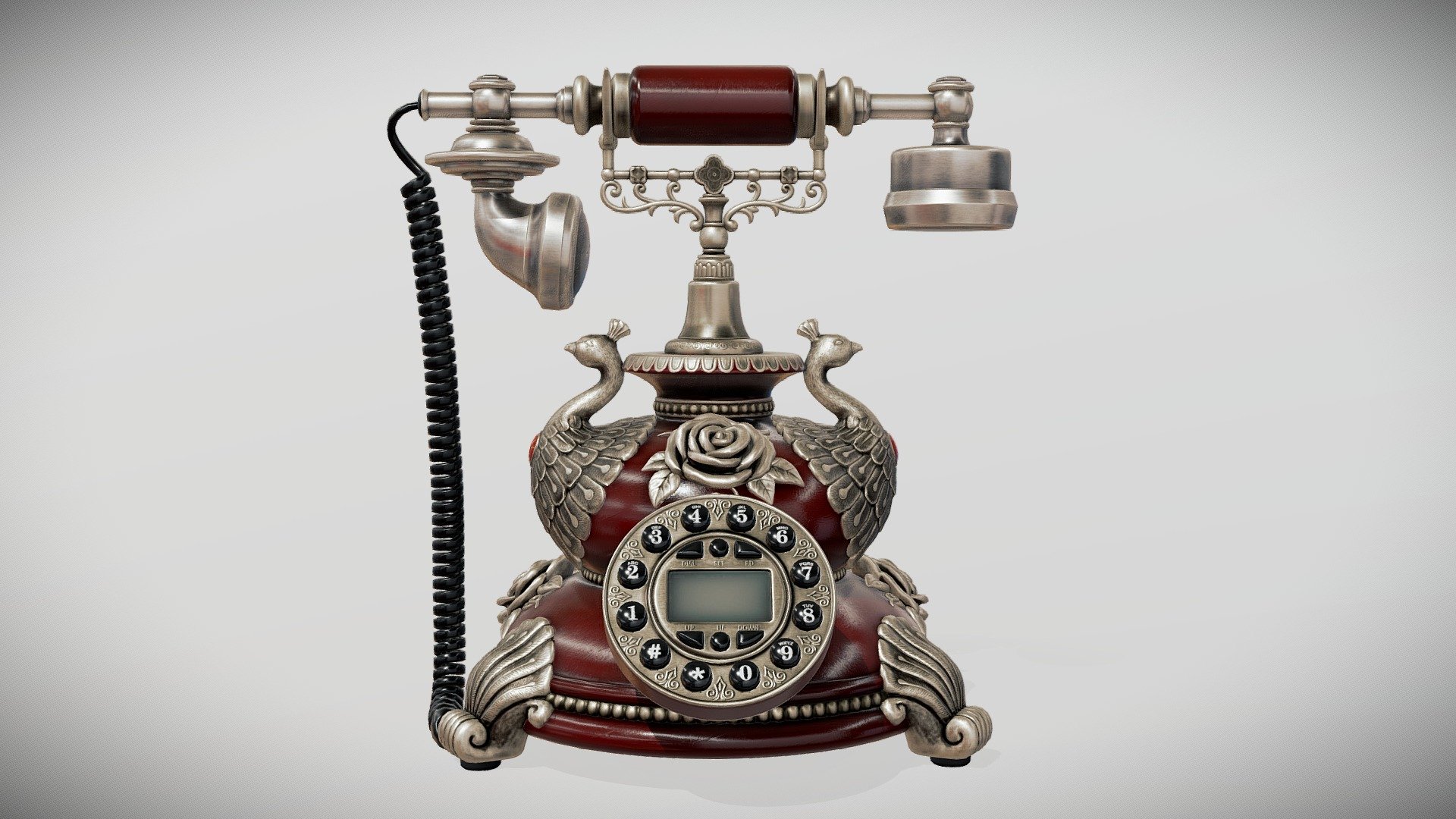 Antique Vintage Telephone - 3D model by Aishwarya Pearala (@aishpearala ...