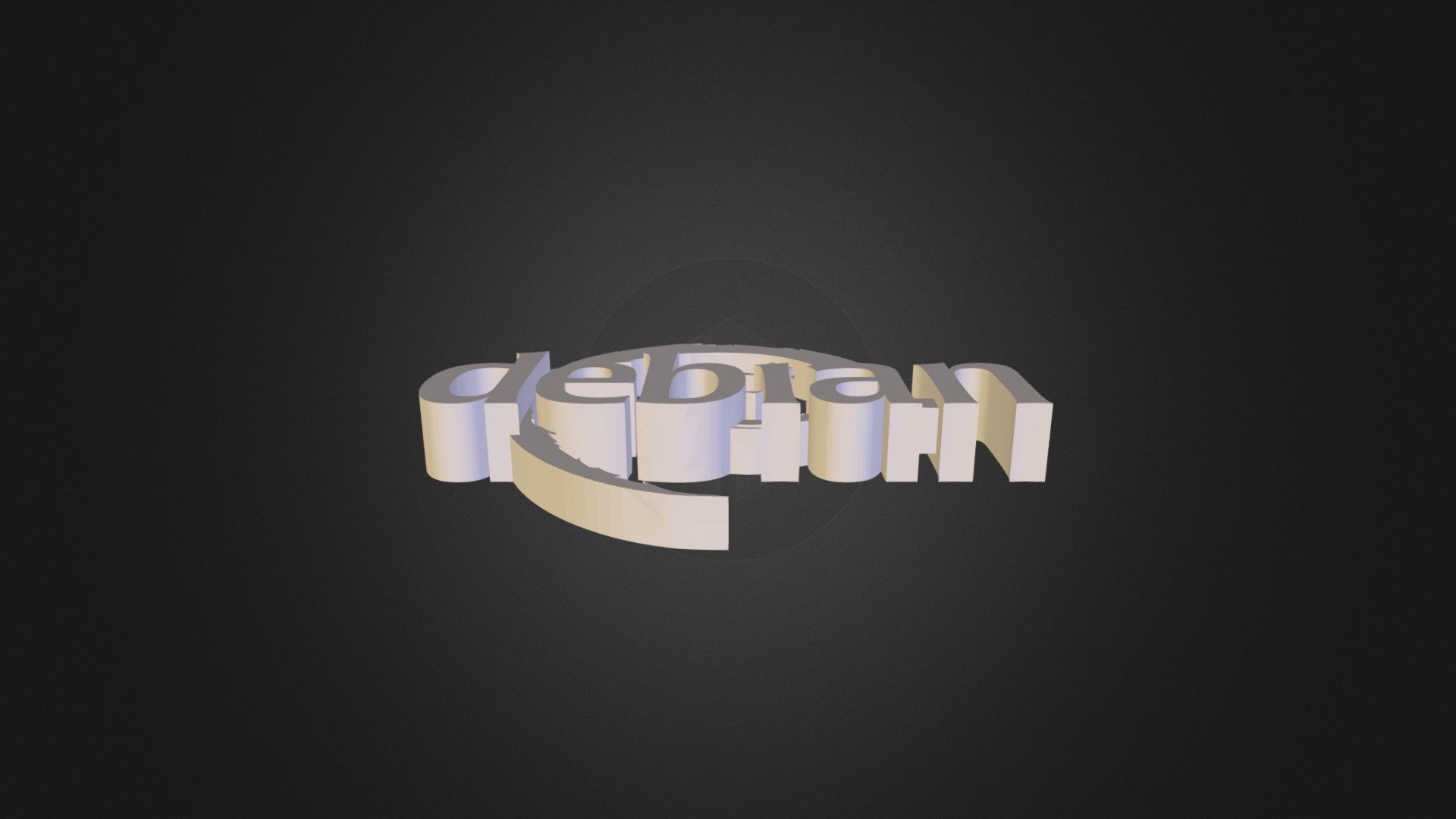 Debian OS logo - 3D model by 3dindustries [7385218] - Sketchfab