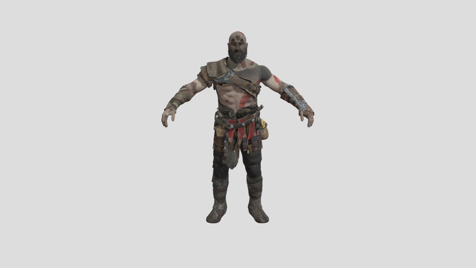 Kratos - 3D model by robertocuadros [7386455] - Sketchfab